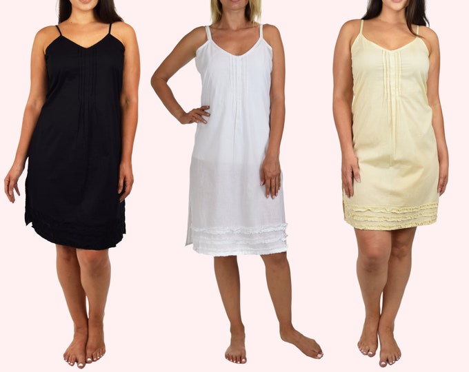 Full Slip, White Underdress, Underdress Thigh Length, Underdress Knee ...
