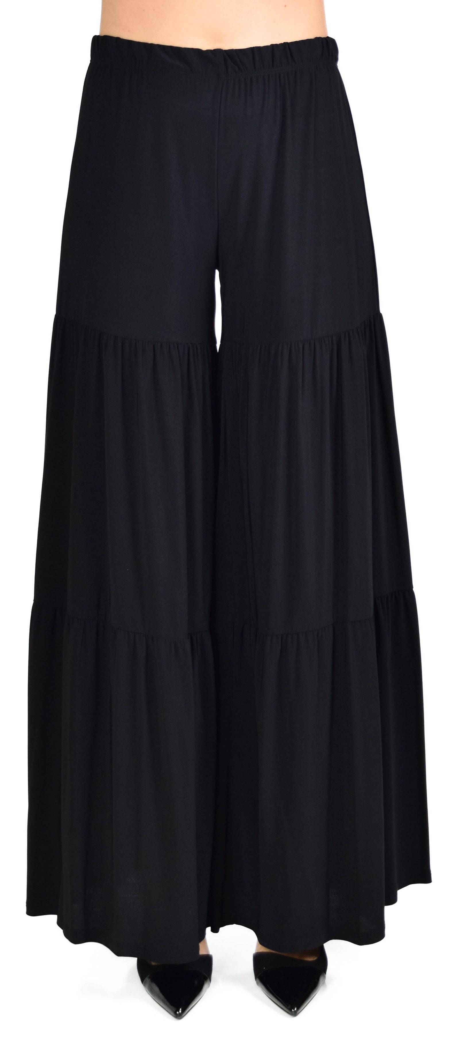 USA Made 3 Tier Palazzo Pants Tiered Pants Women Wide Leg - Etsy