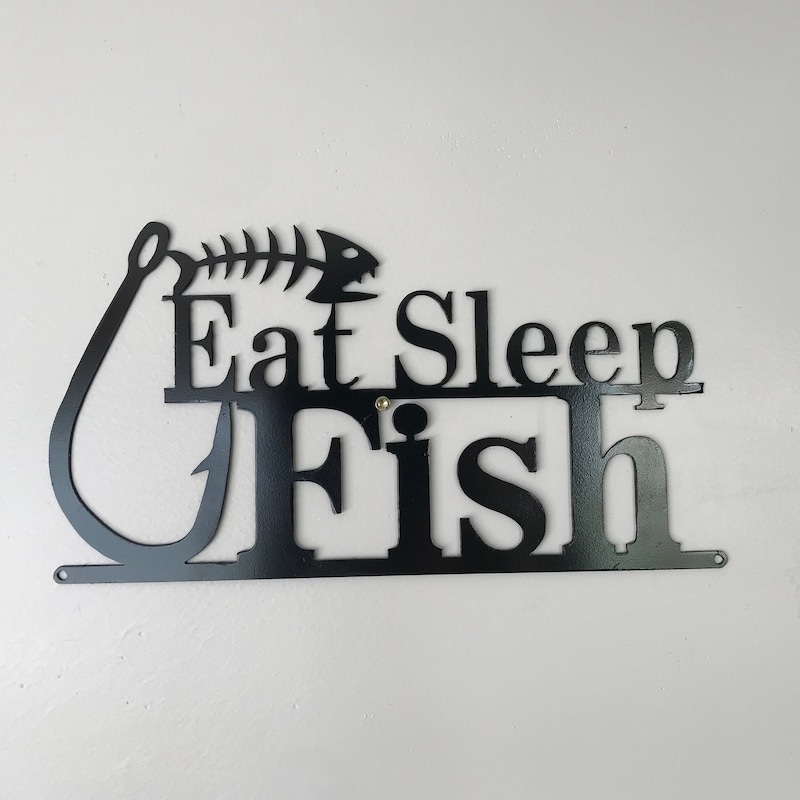 Eat Sleep Fish - Etsy