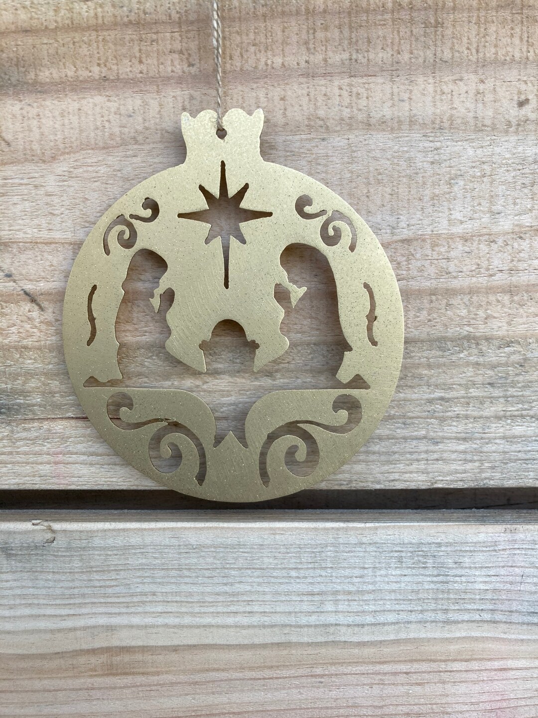 Nativity Scene,manger Ornament-metal CNC Plasma Cut - Etsy
