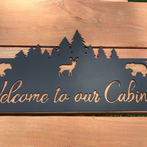 Welcome to the Cabin - Etsy