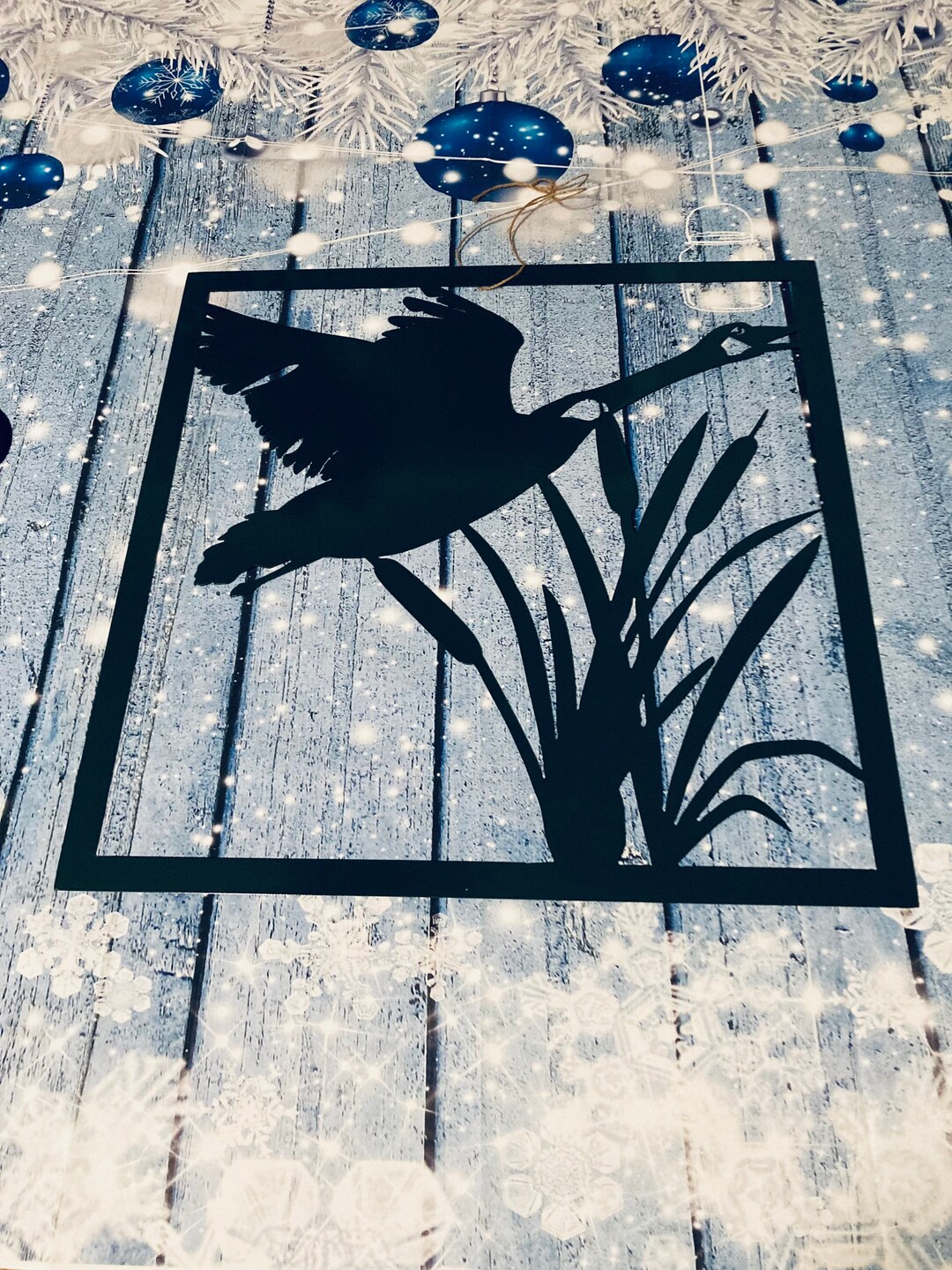 Goose, Wildlife Sign, Decorative Tile, Nature, Metal Sign, Wall Hanging ...