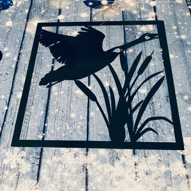 Metal Art Geese - Etsy