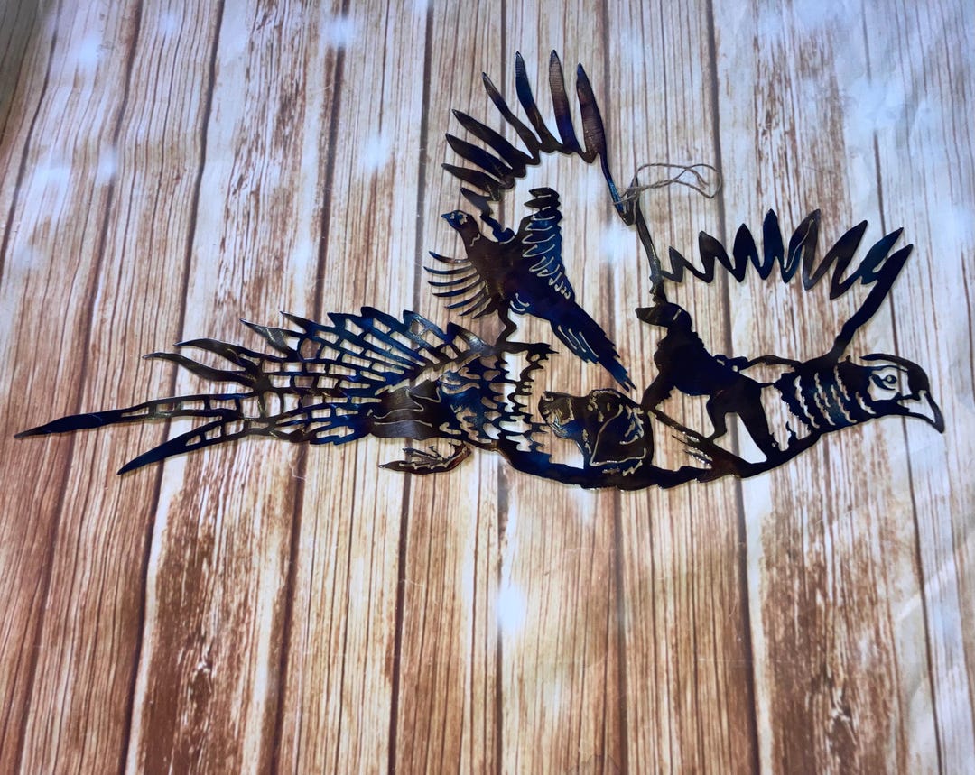 Pheasant Wildlife Scene, Hunting Gift, Bird Hunting, Sportsman, Nature ...