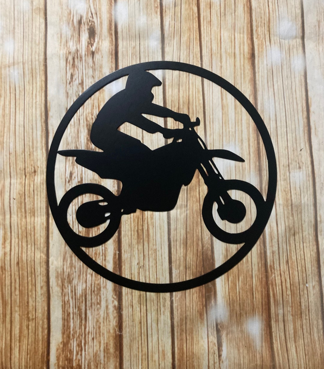 Dirt Bike Metal Sign: CNC Plasma Cut Room Decor - Etsy