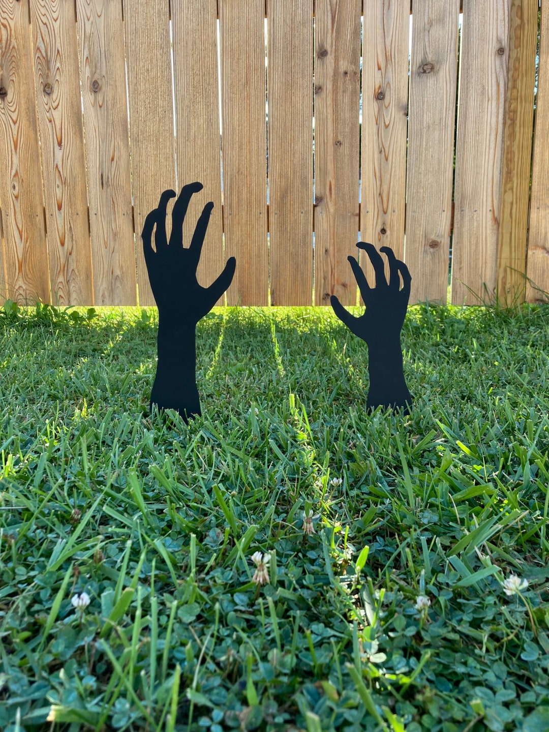 Zombie Hand Stakes-cnc Metal Yard Decor/halloween Deco - Etsy