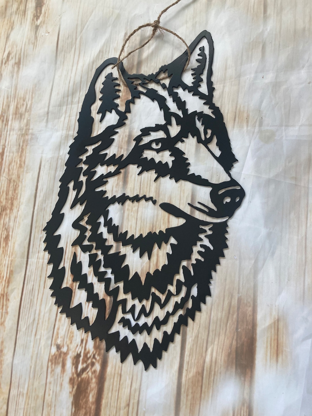 Metal Wolf, Wall Decor, Metal Art, Lodge, Cabin, Gift - Etsy