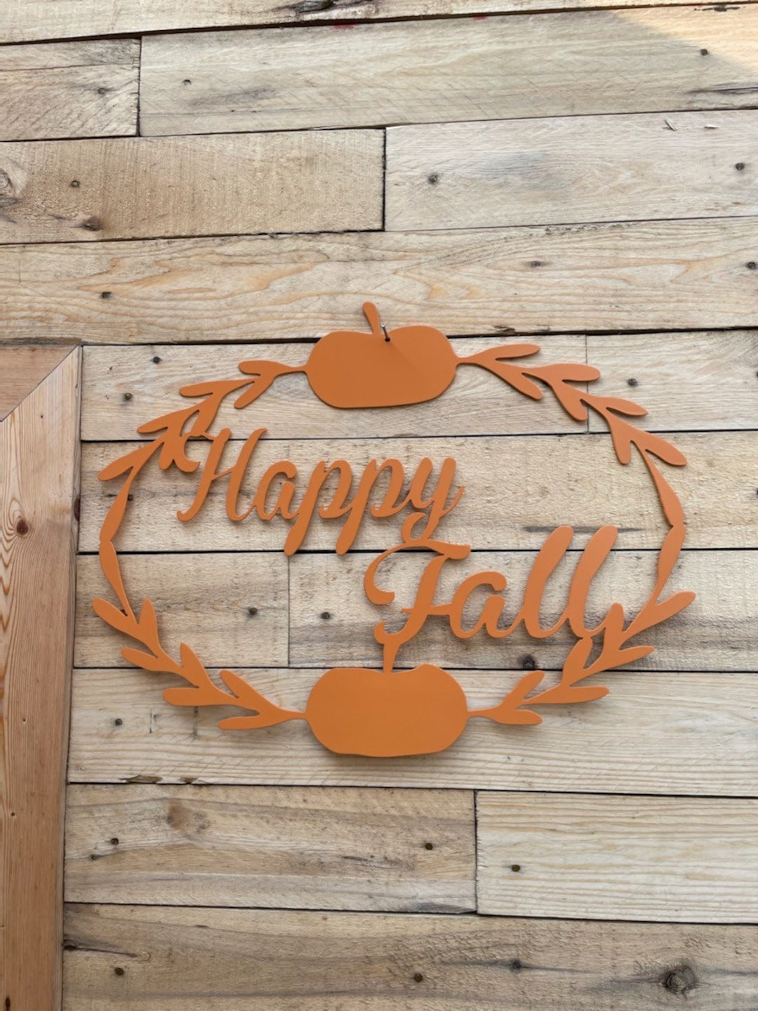 Happy Fall, Wall Decor, Door Hanging, Porch Decor, Indoor, Outdoor ...