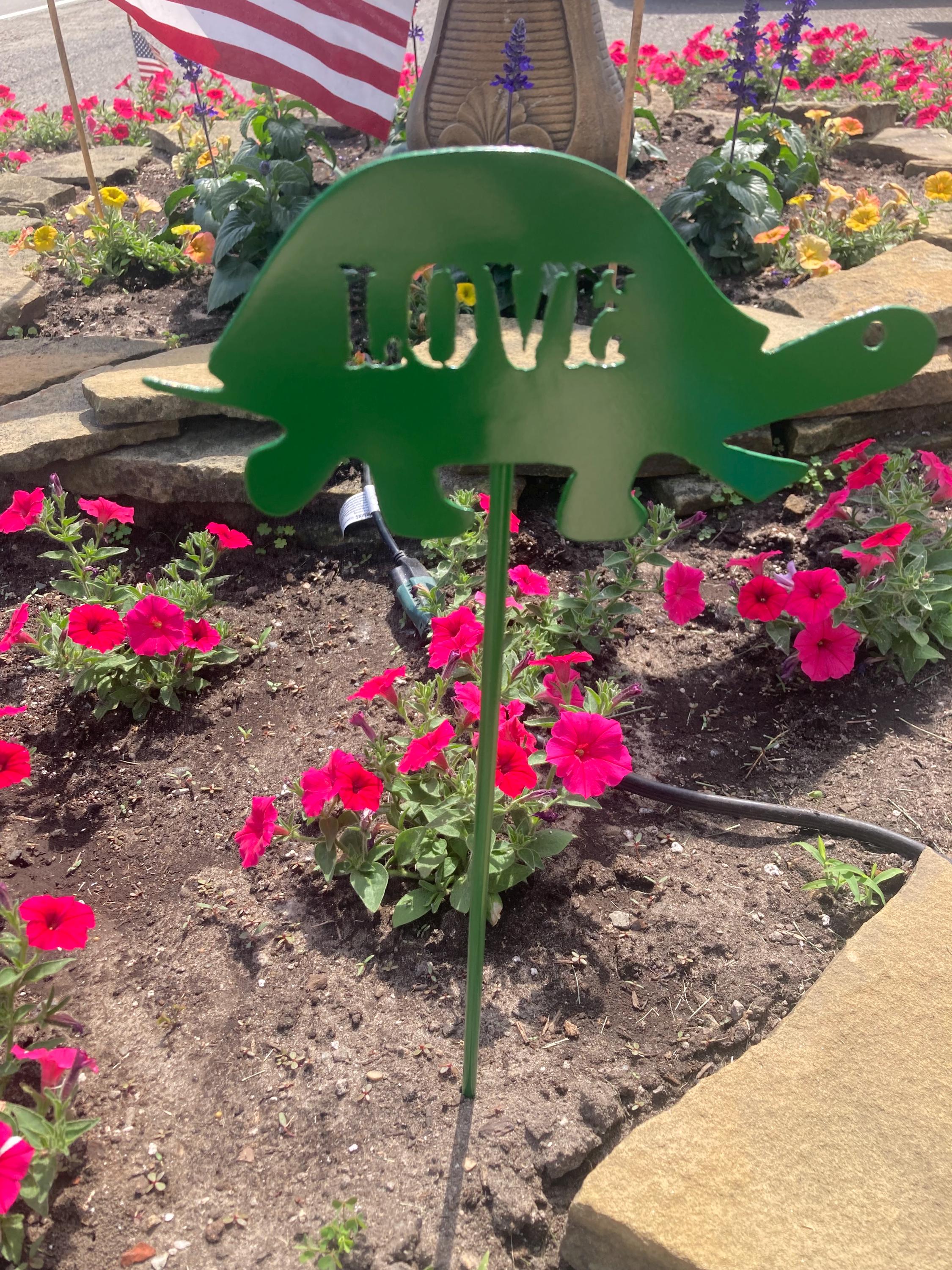 Metal Turtle Garden Stake: Whimsical Yard Art Decor - Etsy