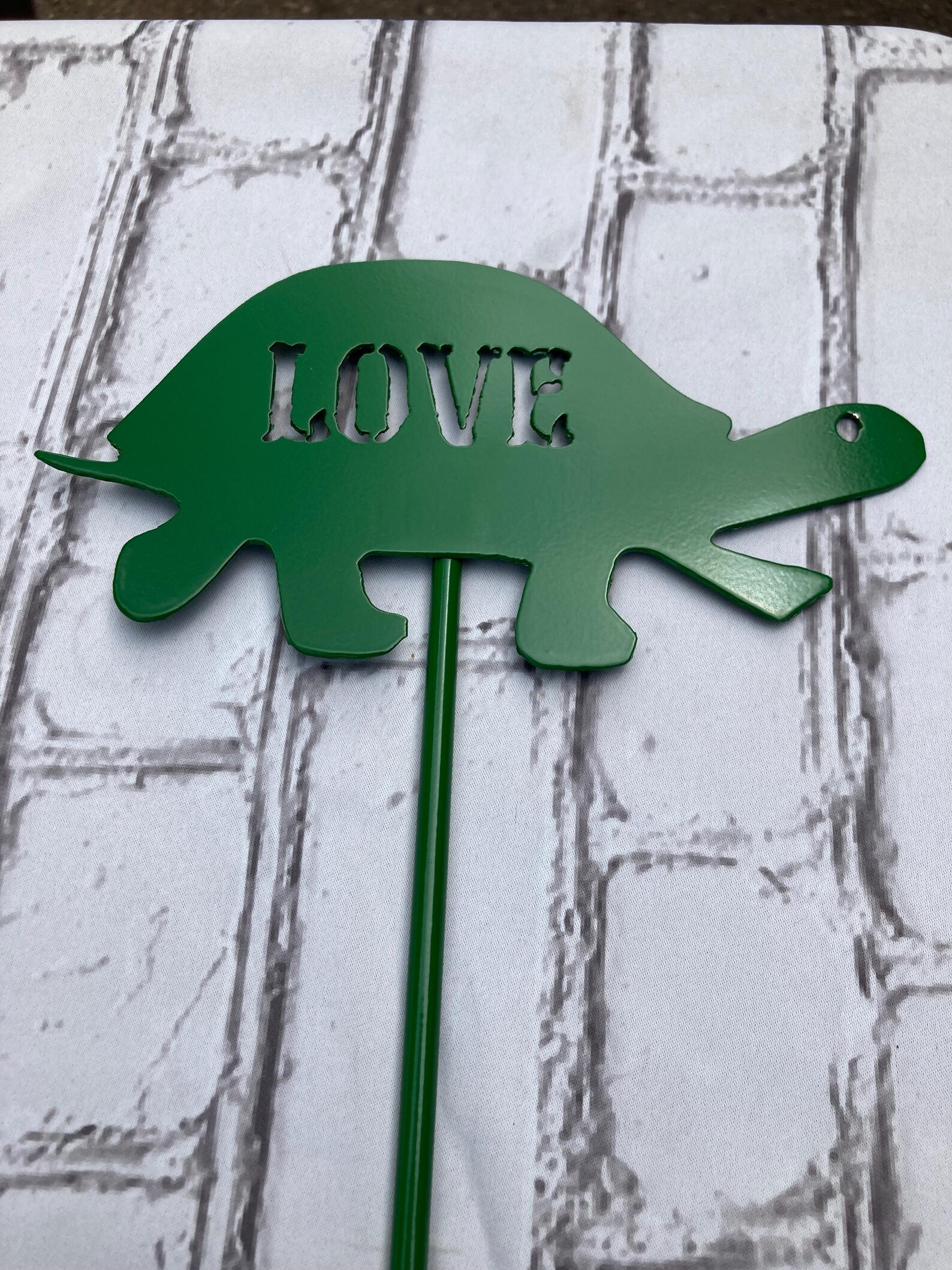 Metal Turtle Garden Stake: Whimsical Yard Art Decor - Etsy