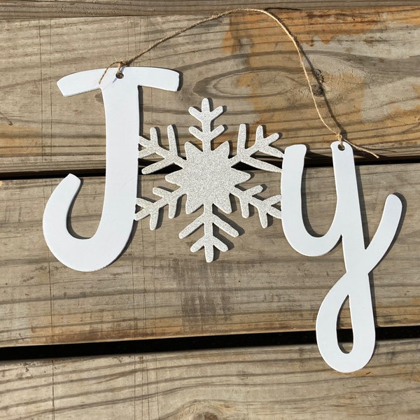 Joy Metal Sign - Etsy