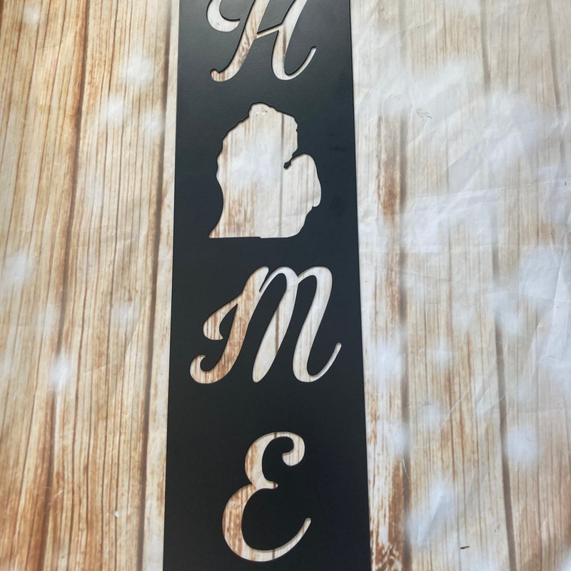 Michigan Home Sign - Etsy
