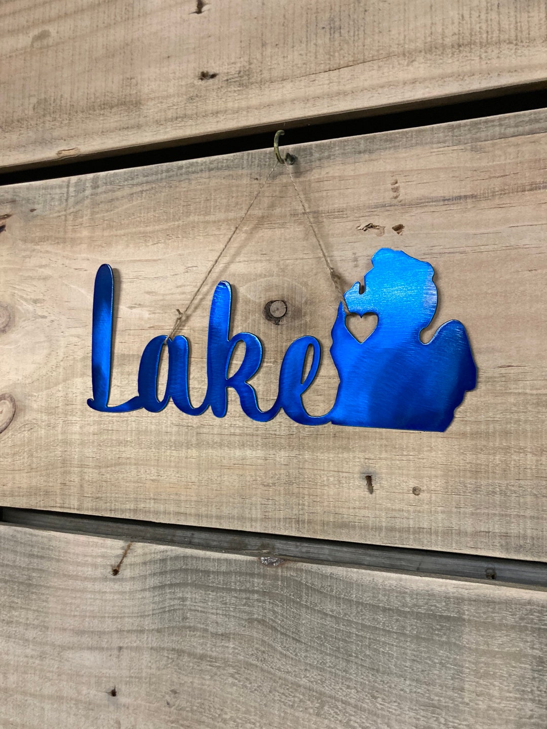 Lake Michigan, Michigan Metal Sign, Metal Art, Wall Decor, Made in ...