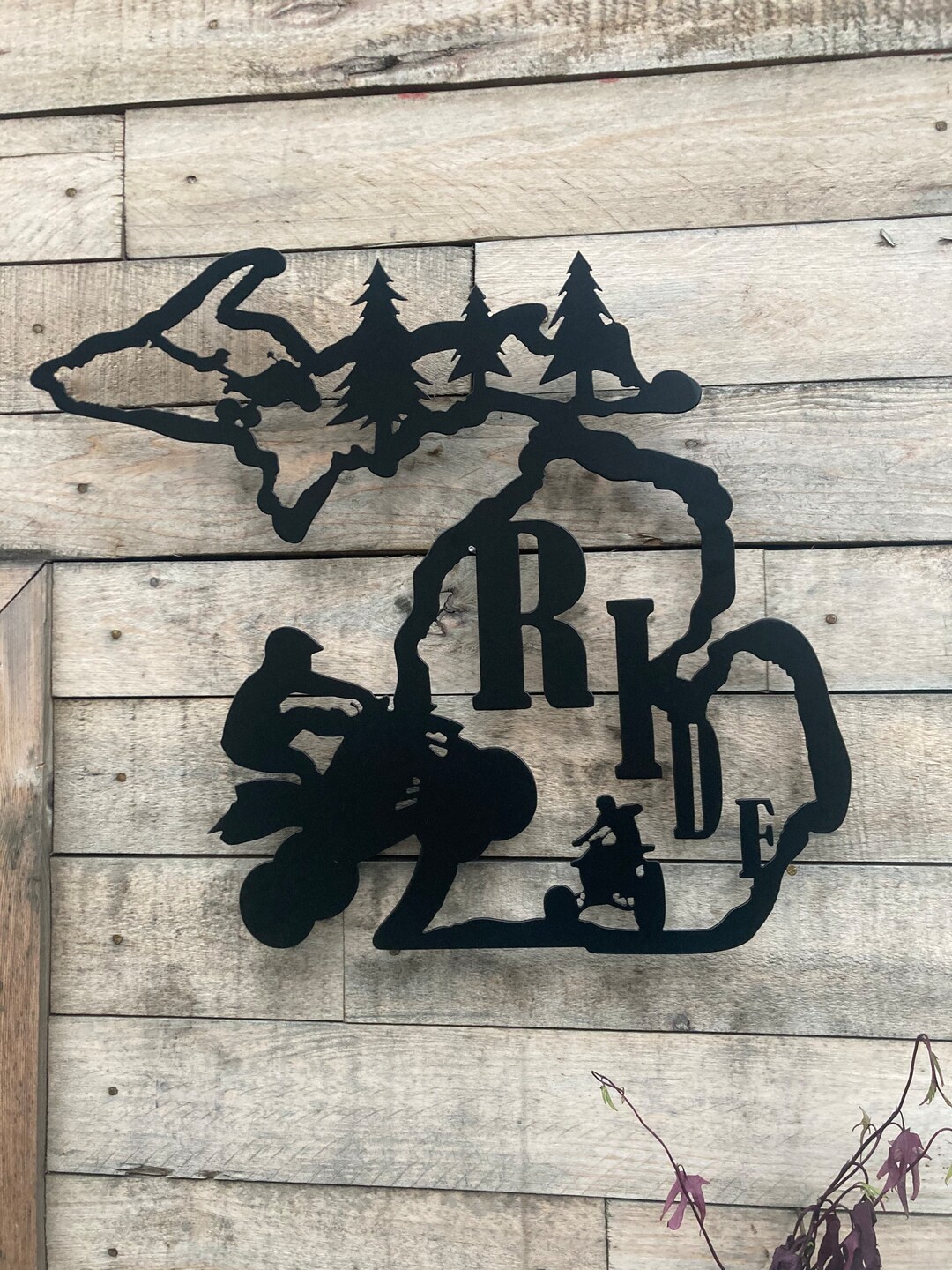 Michigan Metal Sign, Four Wheeler, Quad, Metal Wall Sign, Made in ...