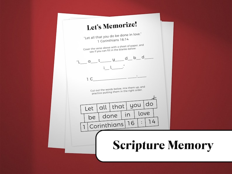 7 Bible Verses for Love | Family Devotional and Activities (printable ...