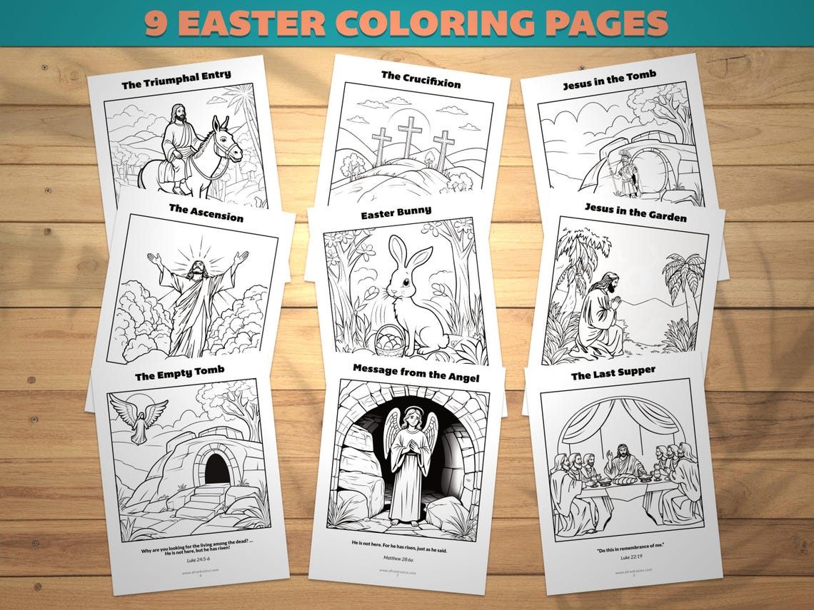 Christian Easter Activity Bundle for Kids | Religious Easter Story ...