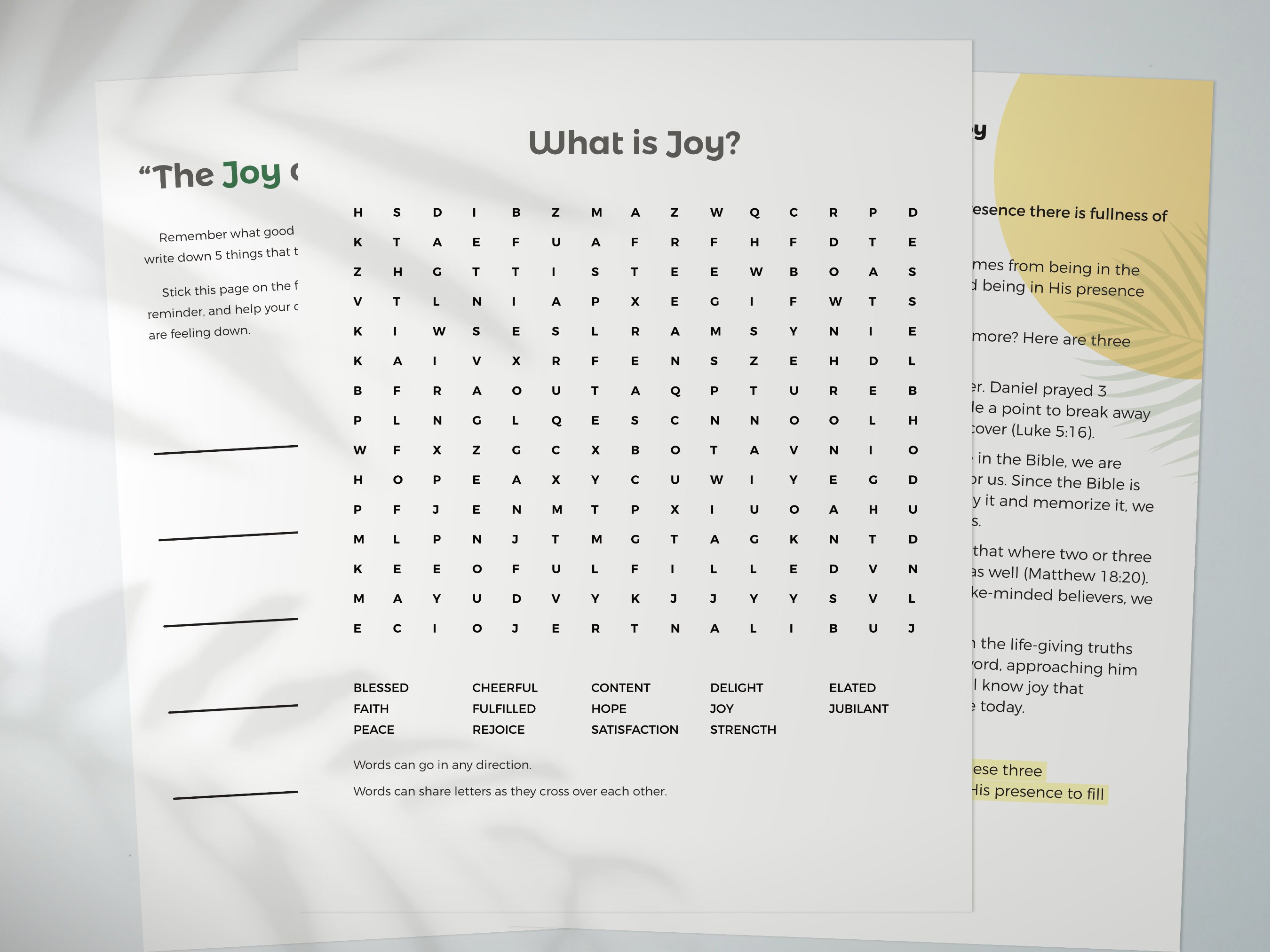 Bible Verses for Joy | Family Devotional & Activity Guide (PDF) - Etsy