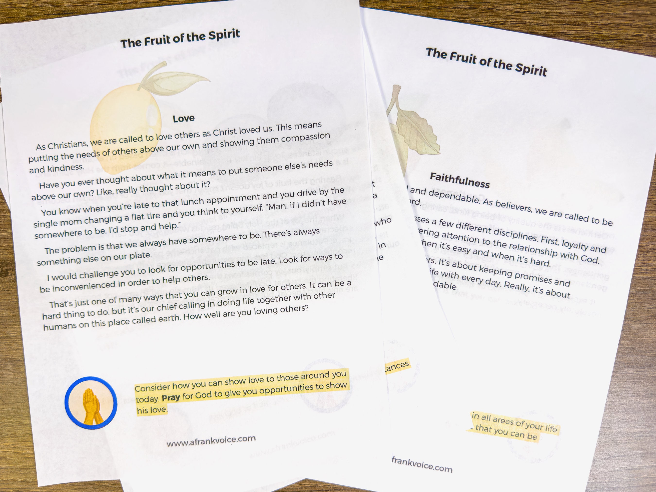 Fruit of the Spirit Printable Activity Guide for Family Discipleship - Etsy