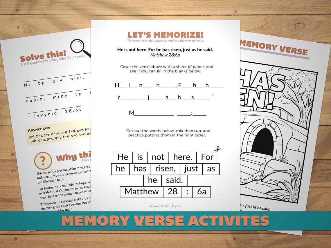 Christian Easter Activity Bundle for Kids | Religious Easter Story ...