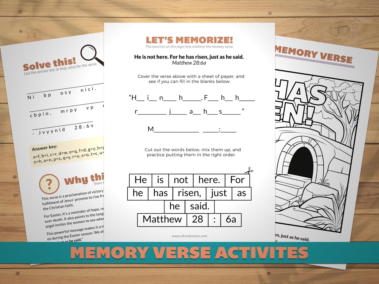 Christian Easter Activity Bundle for Kids | Religious Easter Story ...