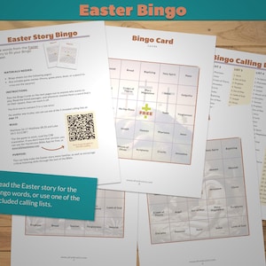 Christian Easter Story Activity Bundle | Coloring Pages, Games (digital ...