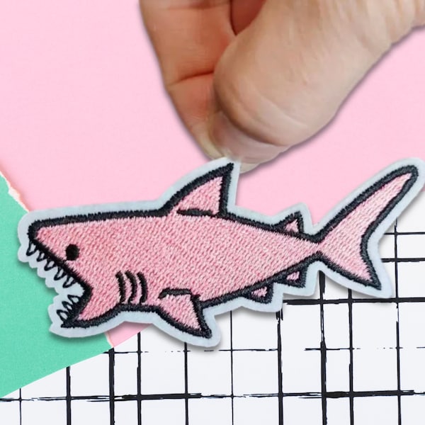 Shark Patch - Etsy