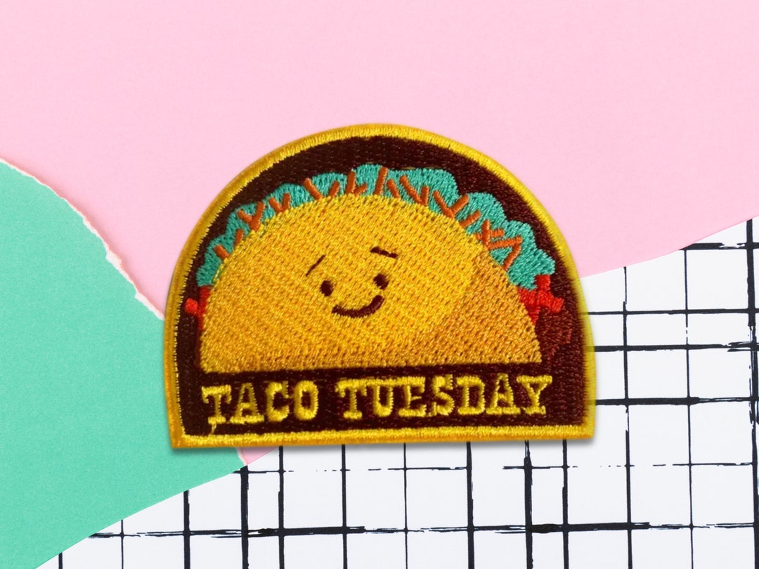 Taco Tuesday Patch Cute Taco Iron on Patch Funny LGBT Patch - Etsy