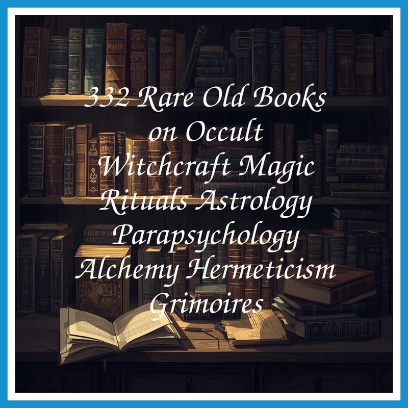 Occult Magic Library - Etsy UK