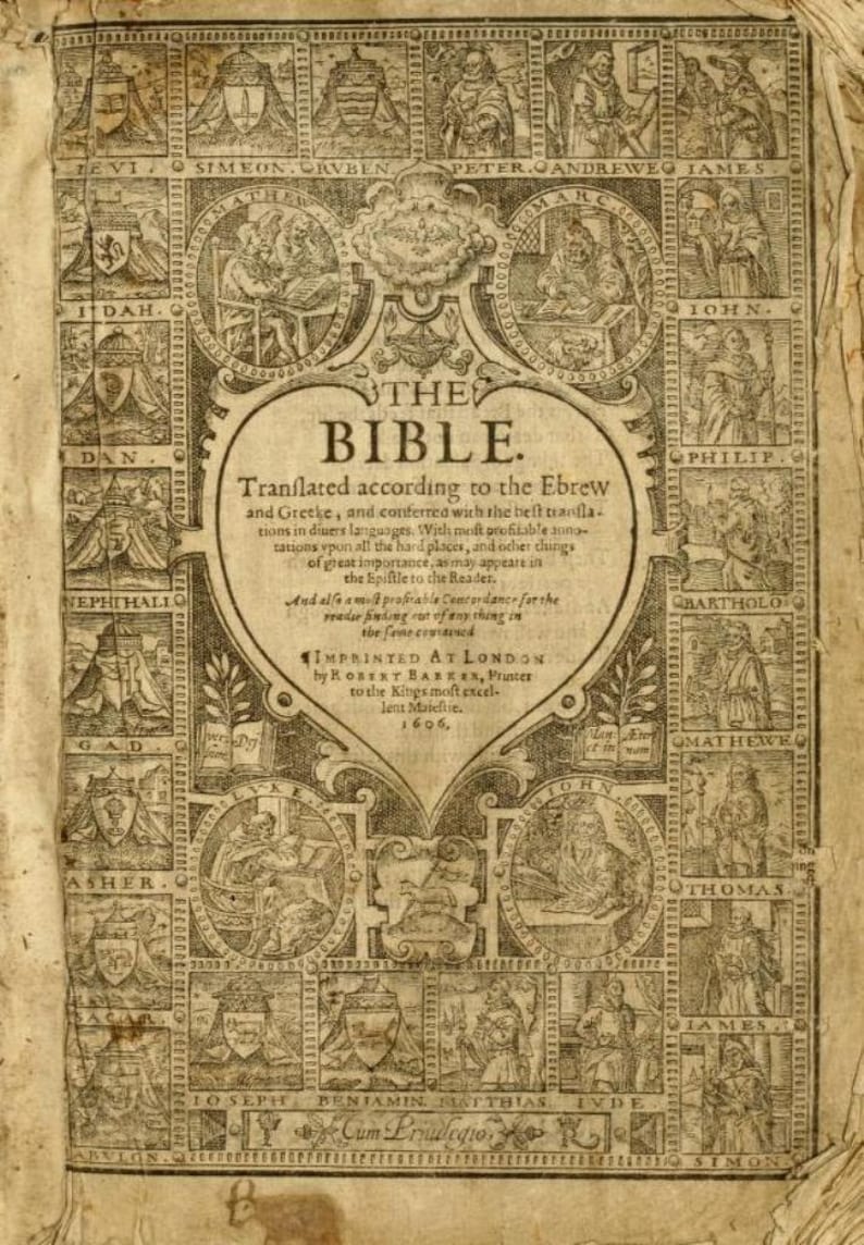 62 Rare Old Books on Antique Bibles Medieval Great Bible Geneva ...