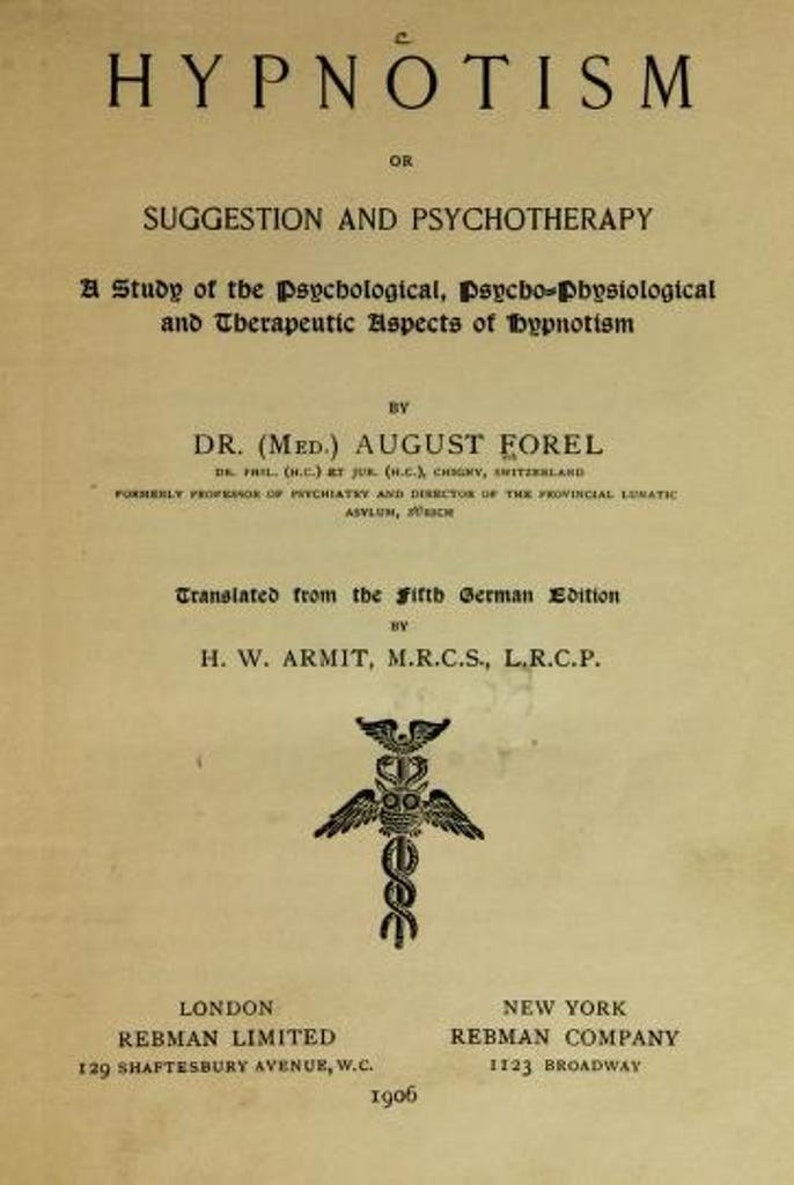HYPNOTISM 72 Rare Books Learn to Hypnotize Hypnosis Mind - Etsy UK