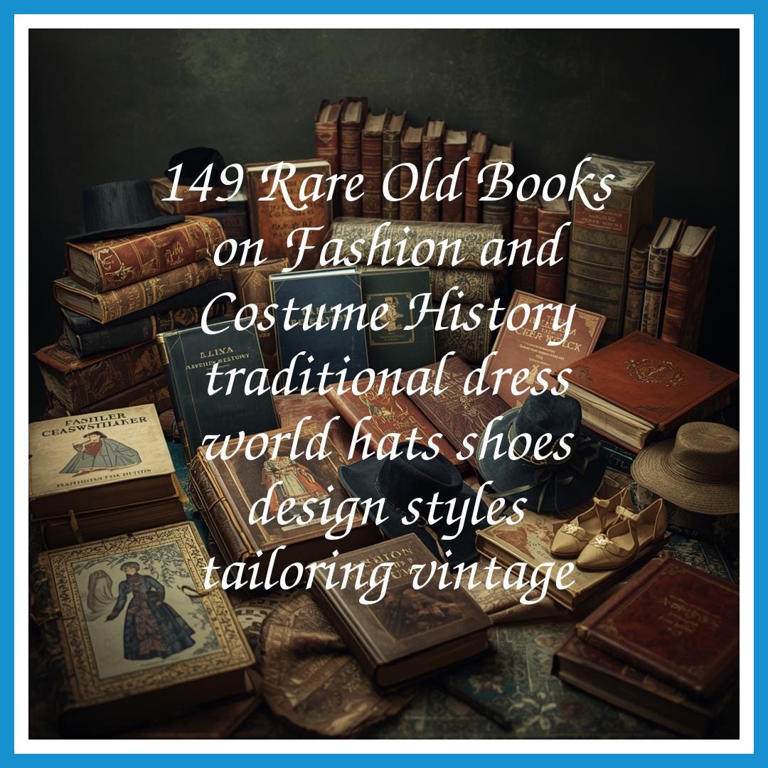 149 Rare Old Books on Fashion and Costume History Traditional Dress ...