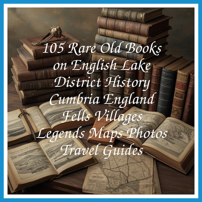 Maps Cumbria England - Etsy