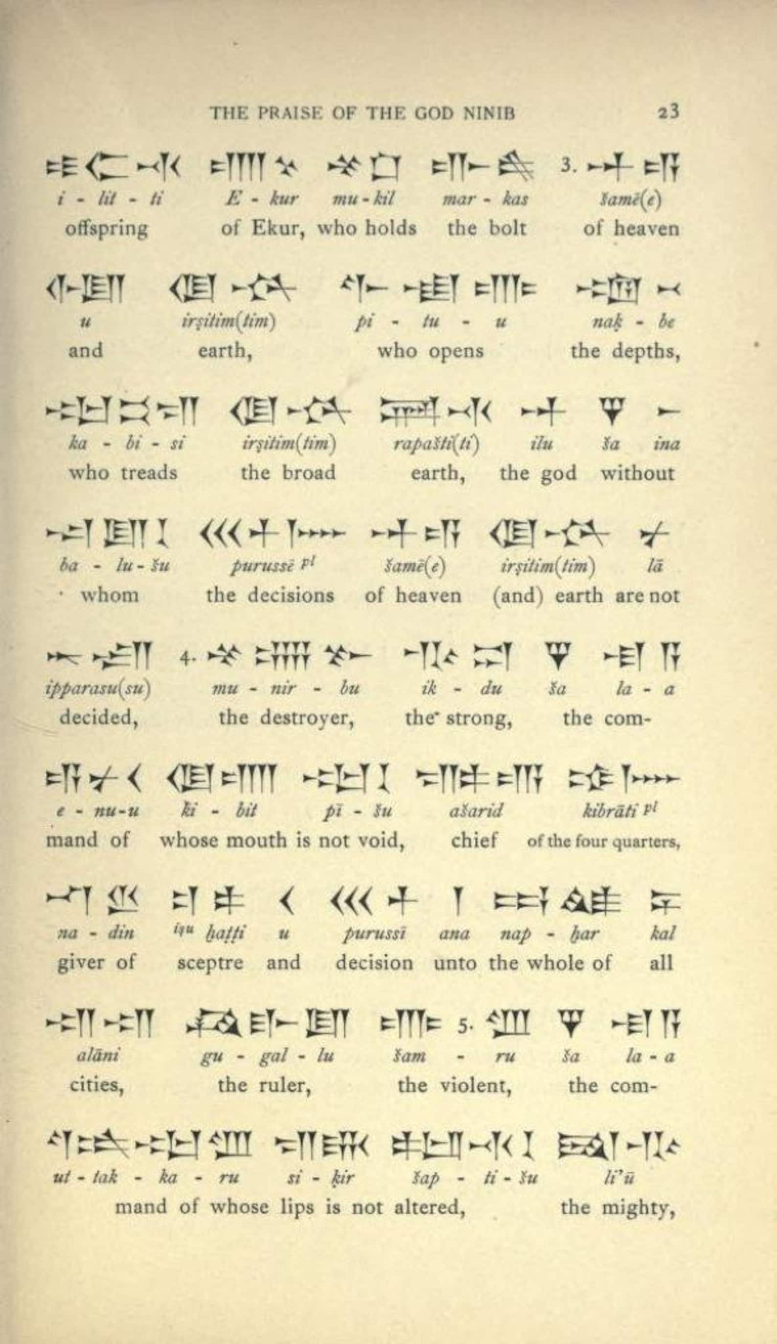 191 Rare Cuneiform & Hieroglyphics Books HUGE Pdf Book - Etsy UK