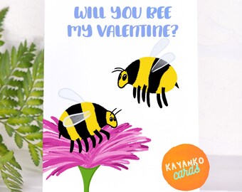 Bee My Valentine | Etsy