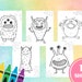 Printable Colouring Pages Monster Colouring Sheets Monster Theme ...