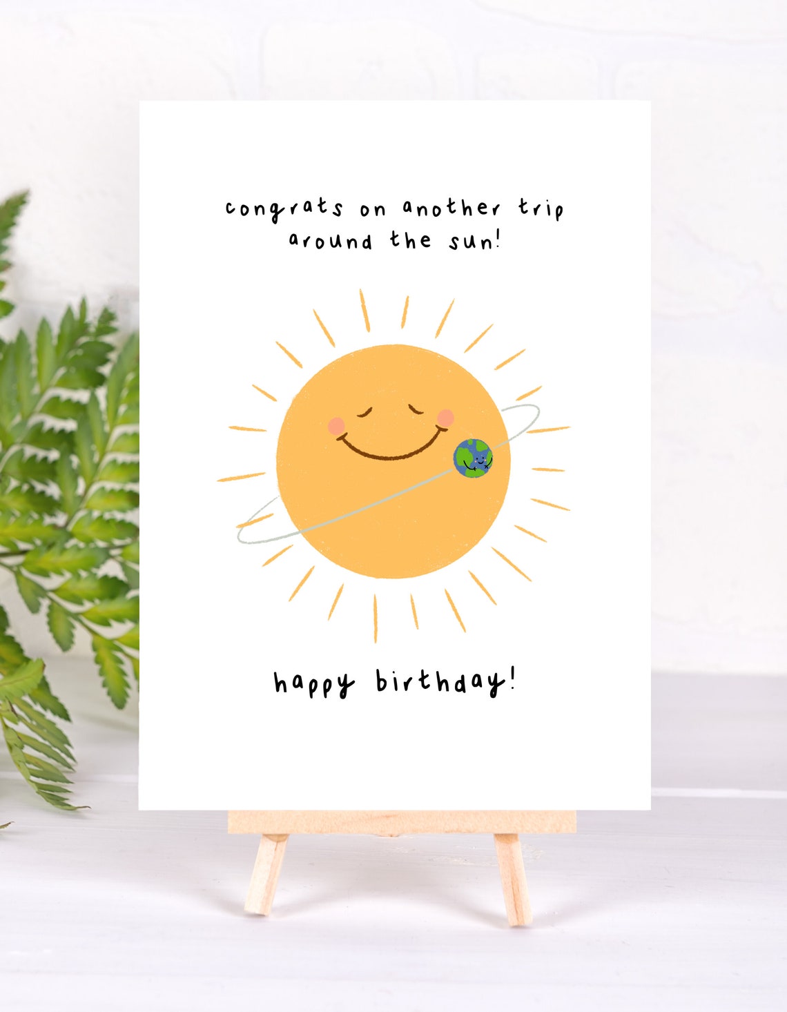 Another Trip Around the Sun Happy Birthday Greeting Card for Dad ...