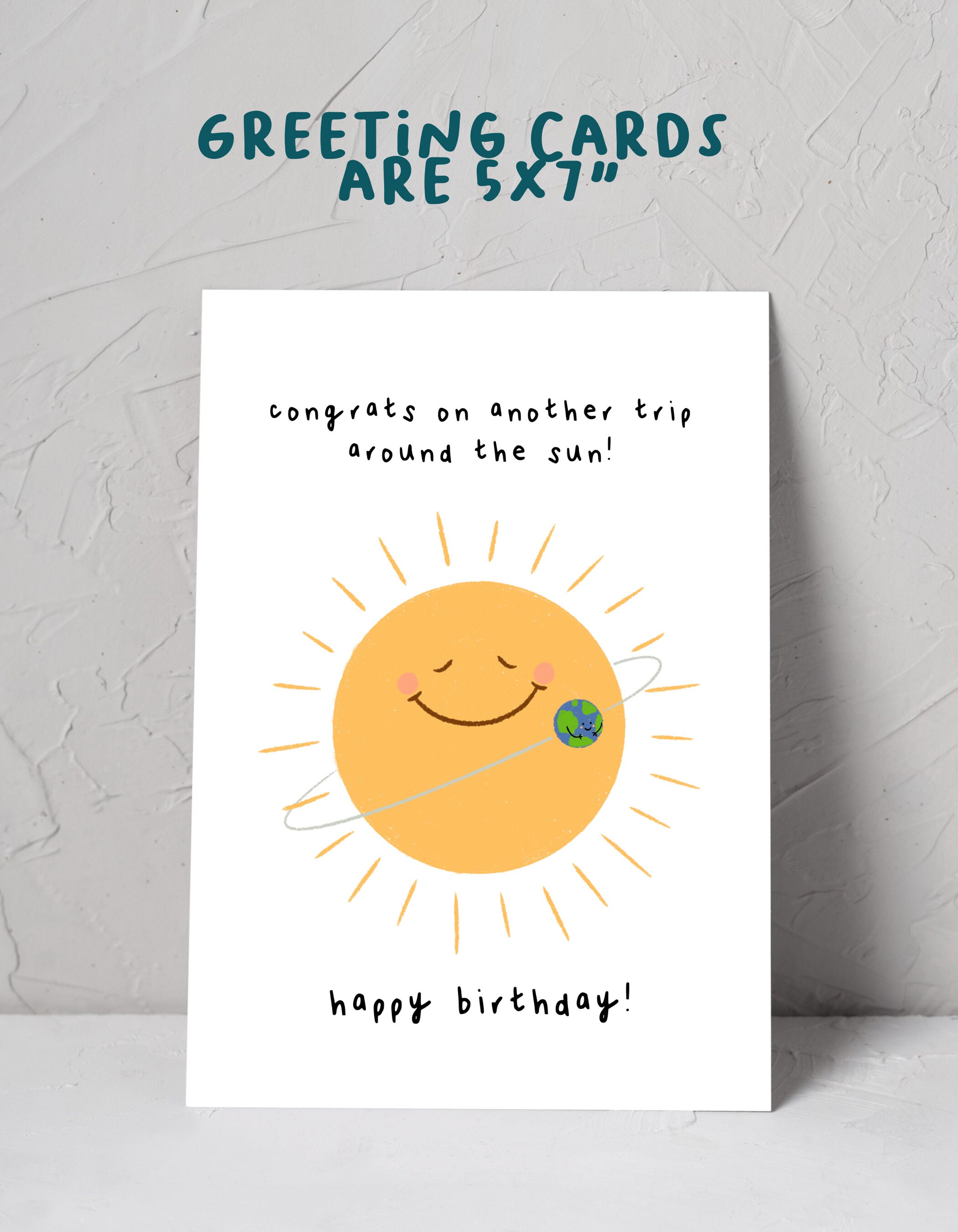 Another Trip Around the Sun Happy Birthday Greeting Card for Dad ...