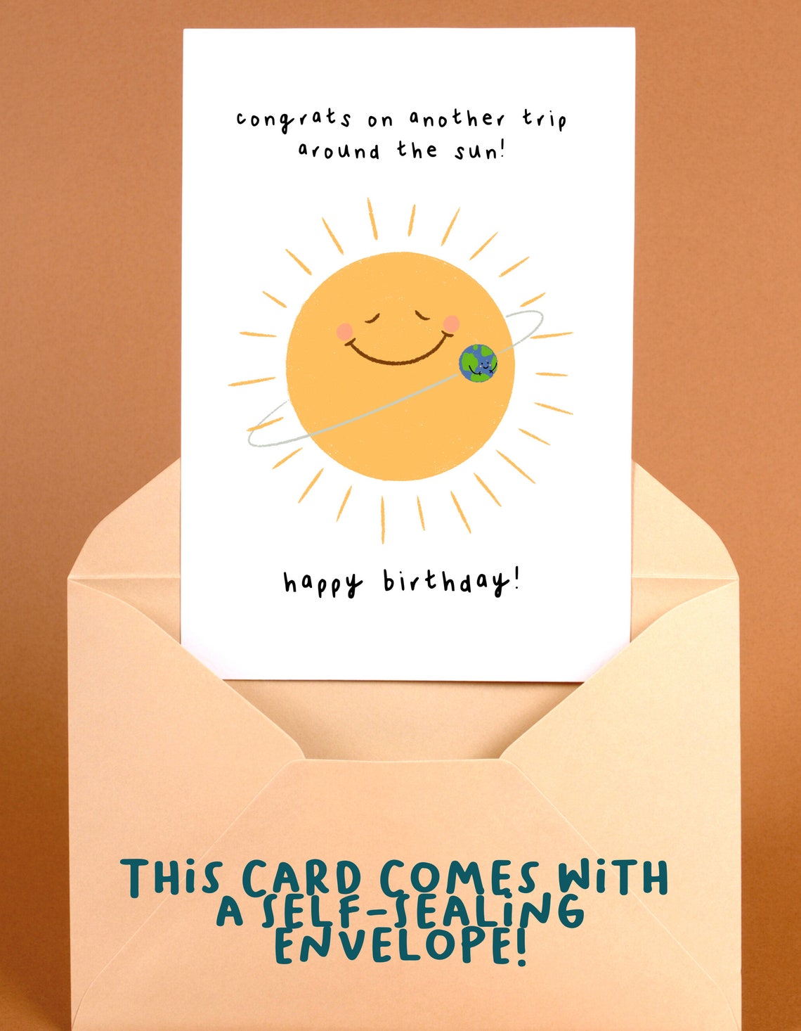 Another Trip Around the Sun Happy Birthday Greeting Card for - Etsy Canada
