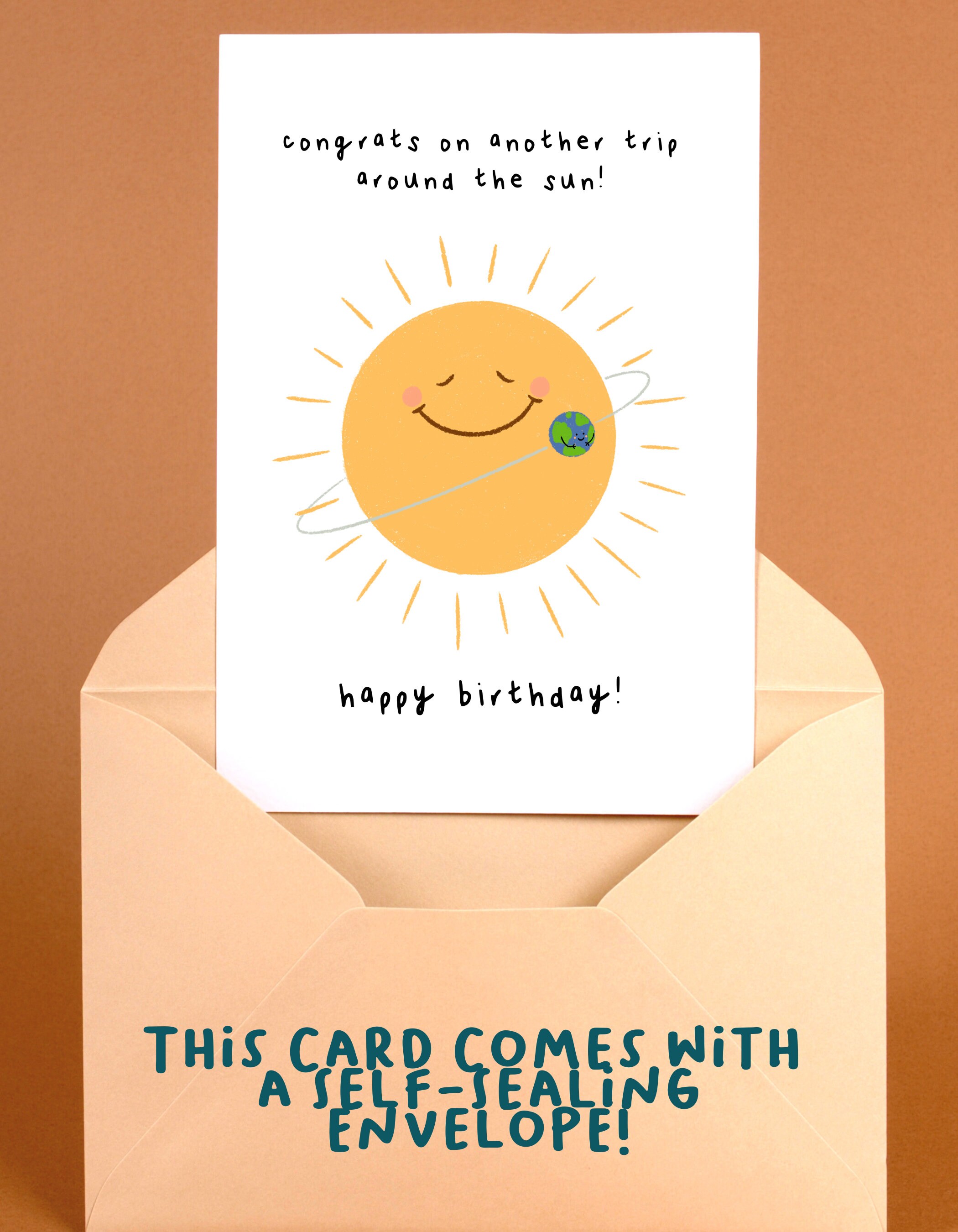 Another Trip Around the Sun Happy Birthday Greeting Card for Dad ...