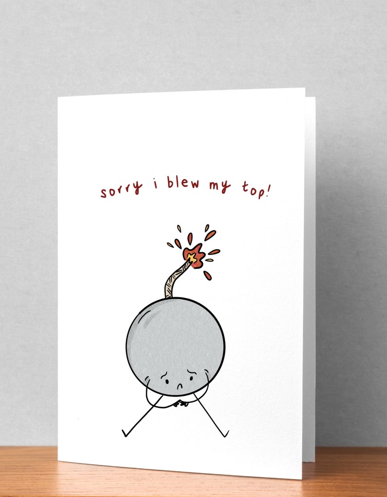 Apology Card Sorry Card I'm Sorry Card - Etsy