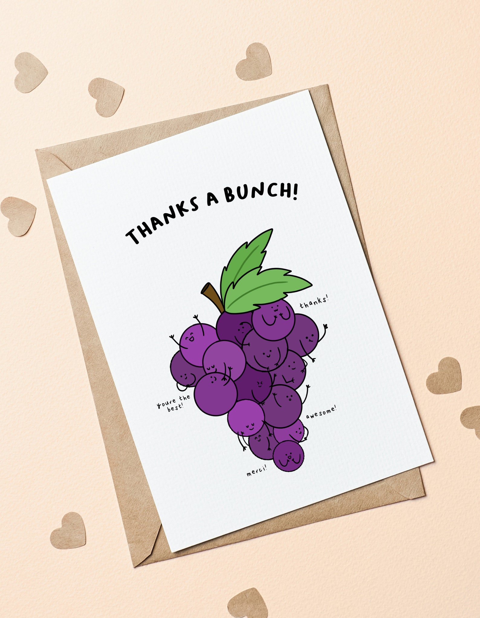 Thank You Card for Friend Appreciation Card for Friend Thank - Etsy