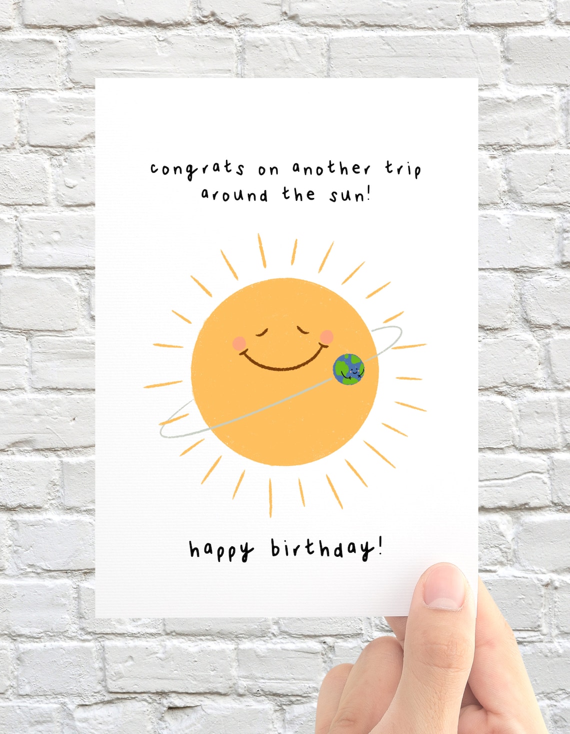 Another Trip Around the Sun Happy Birthday Greeting Card for Dad ...