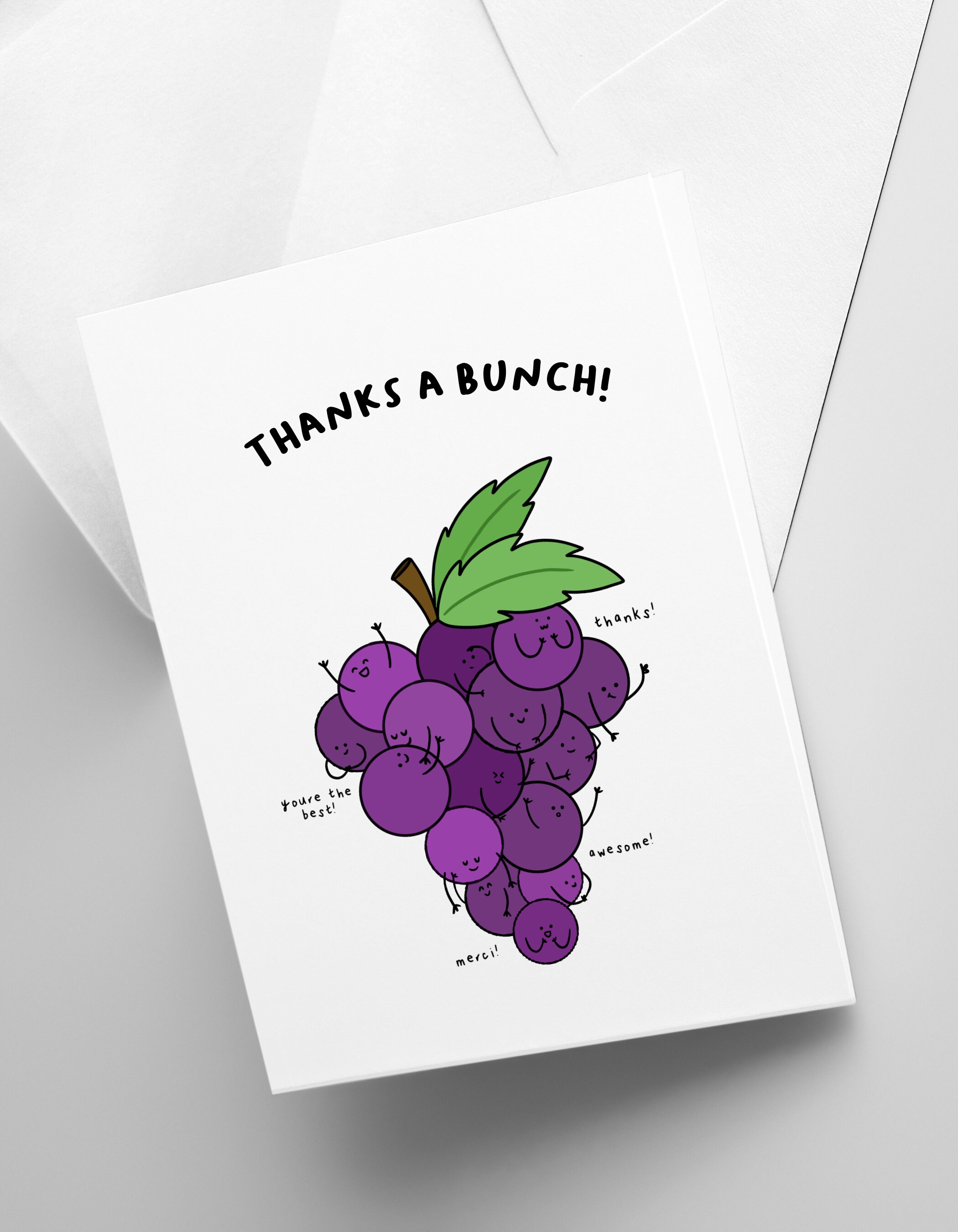 Thank You Card for Friend Appreciation Card for Friend Thank - Etsy