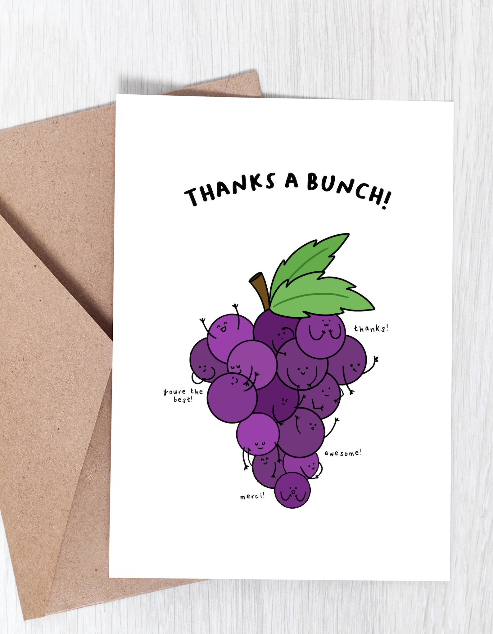 Thank You Card for Friend Appreciation Card for Friend Thank - Etsy