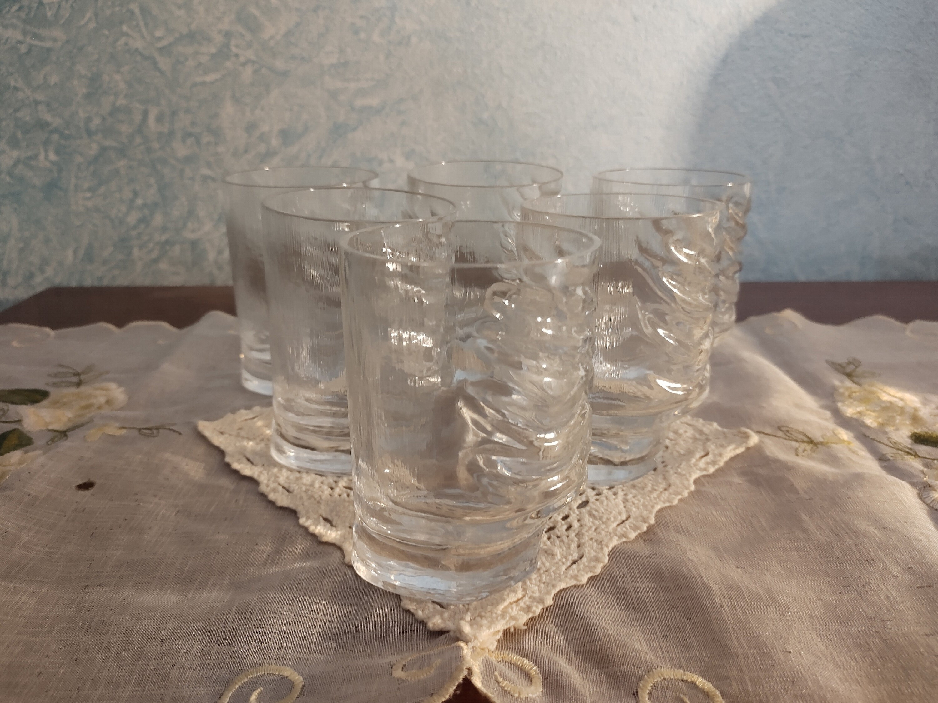 Six Aztec Glasses by Fabio Frontini for Arnolfo Di Cambio - Etsy UK