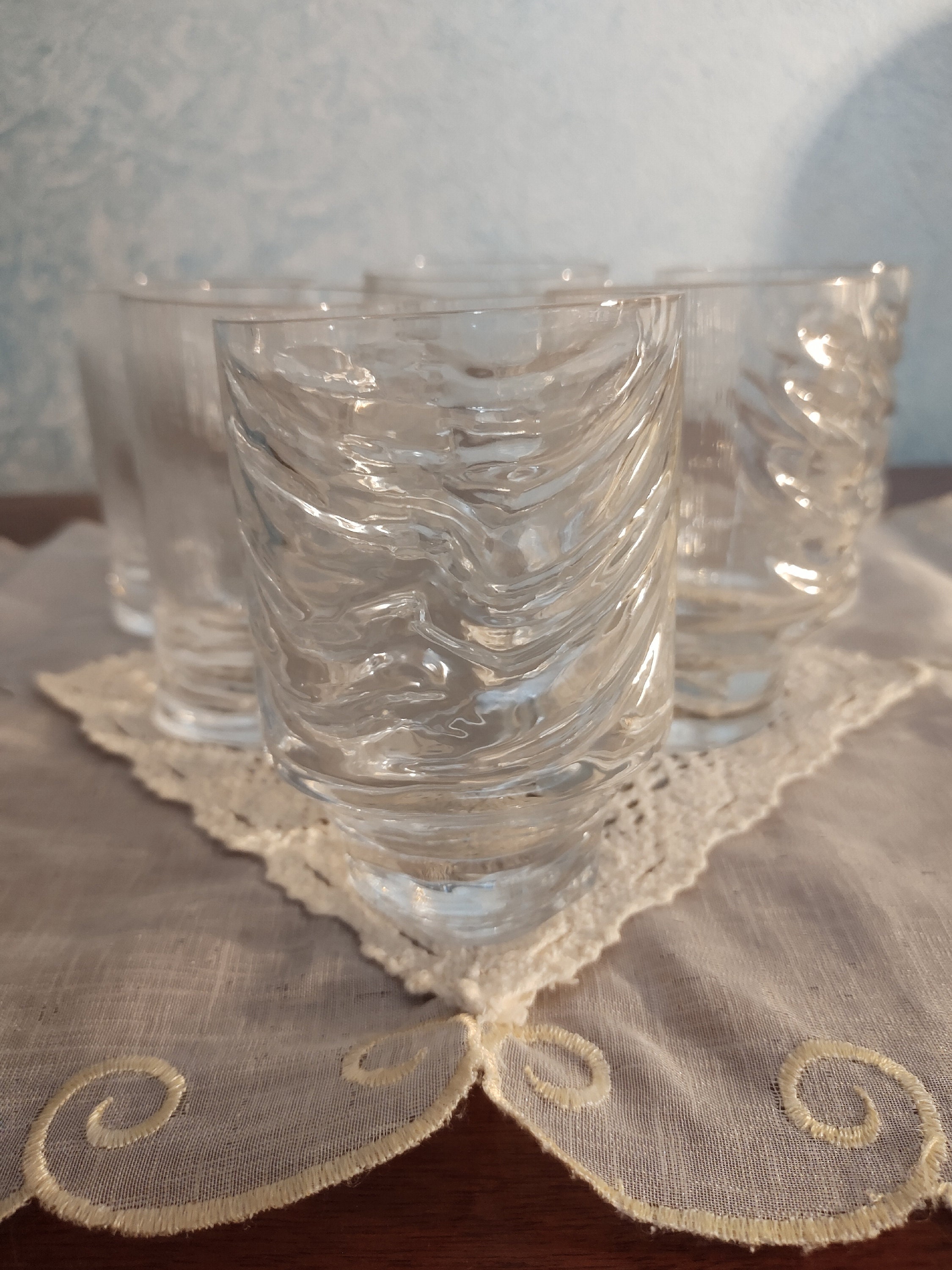 Six Aztec Glasses by Fabio Frontini for Arnolfo Di Cambio - Etsy