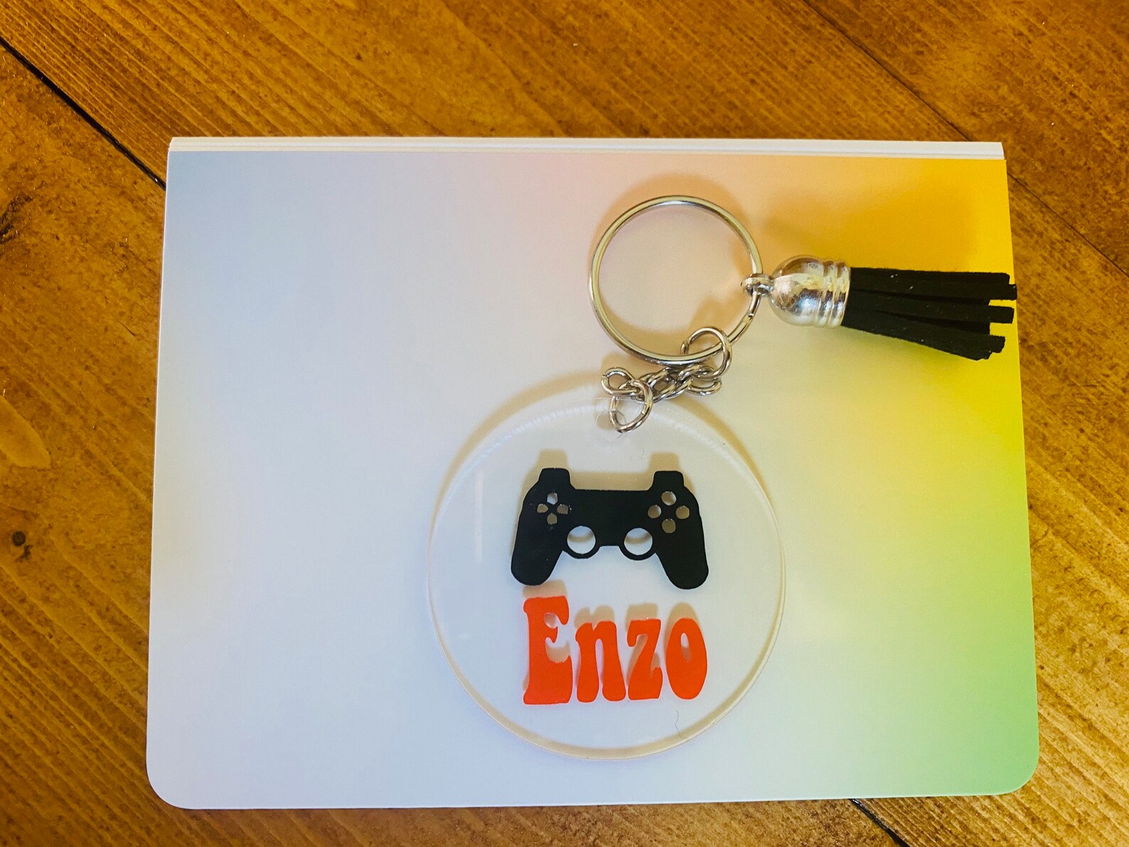 Personalized Gaming Keyring / Personalized Game Controller Keychain ...