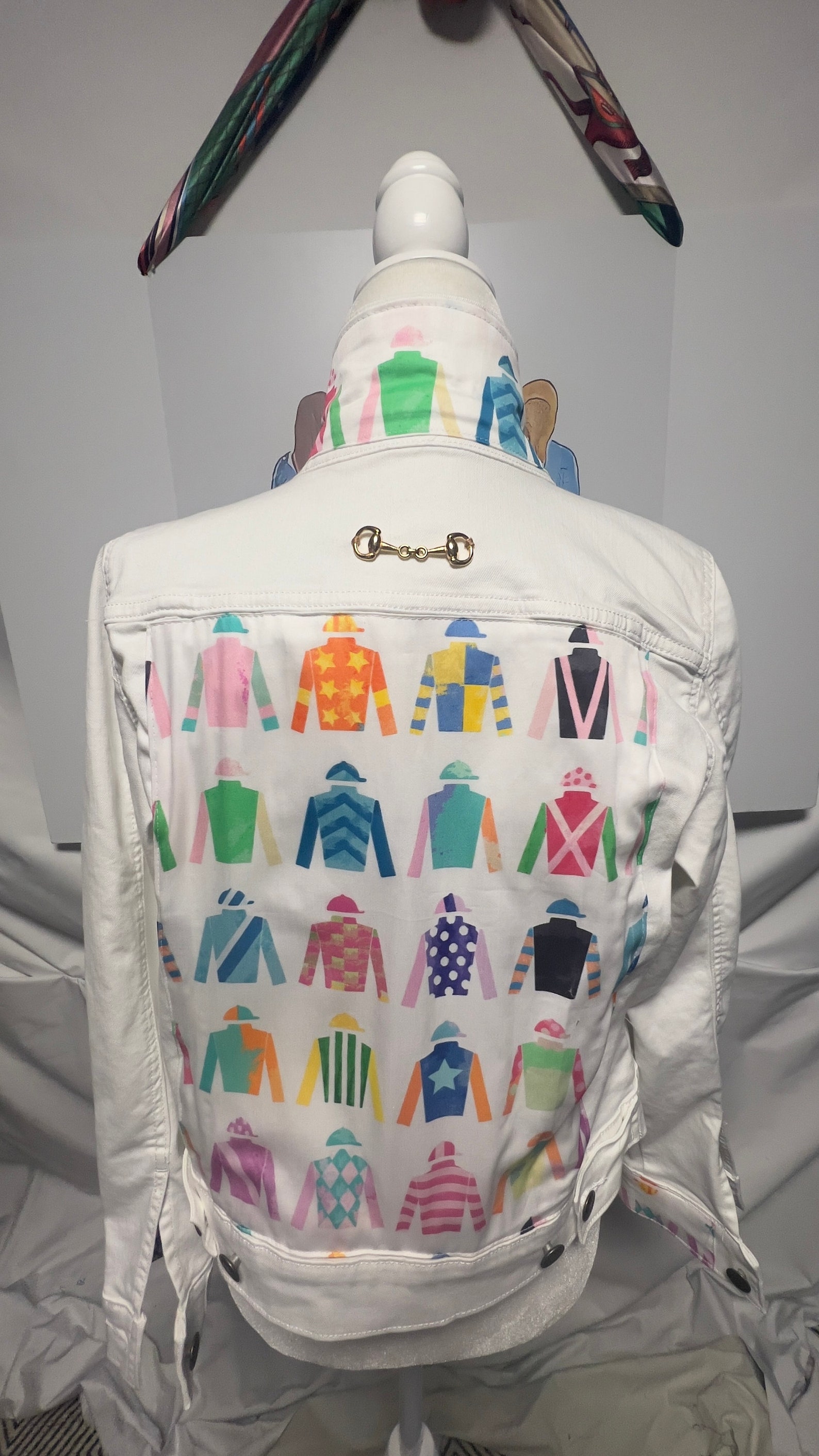 Watercolor Jockey Silks - Etsy