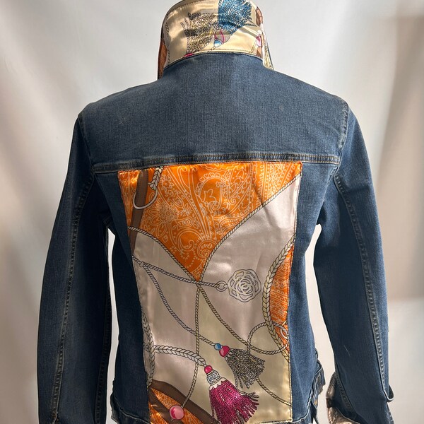 Denim Scarf - Etsy