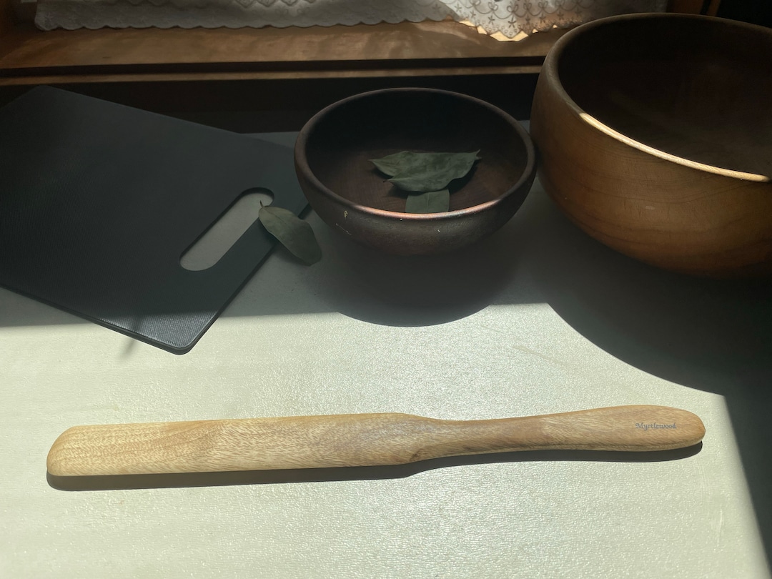 12" Myrtlewood Spurtle. Unique Hardwood. Quality Kitchenware. Elegent ...